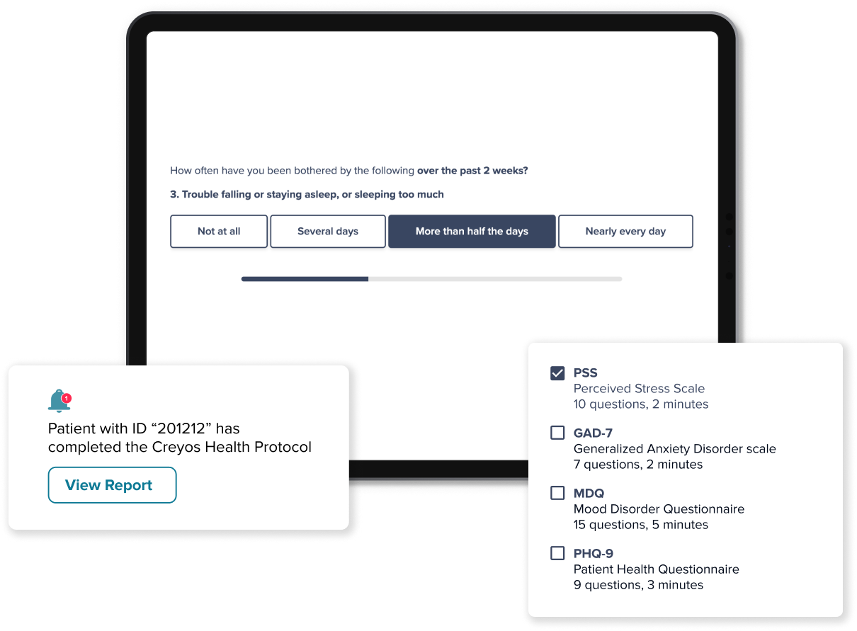 Creyos | Behavioral Health Questionnaires